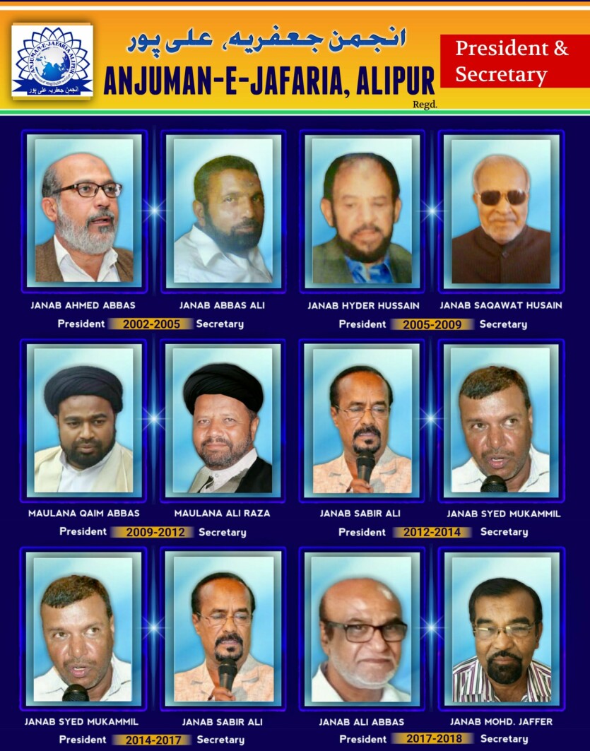 Alipur Past Presidents - Alipur, South India